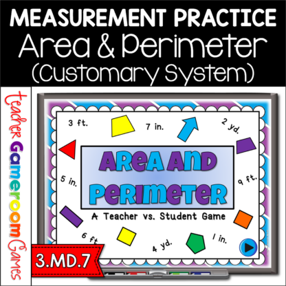 Area and Perimeter Game – Customary System - Teacher Gameroom