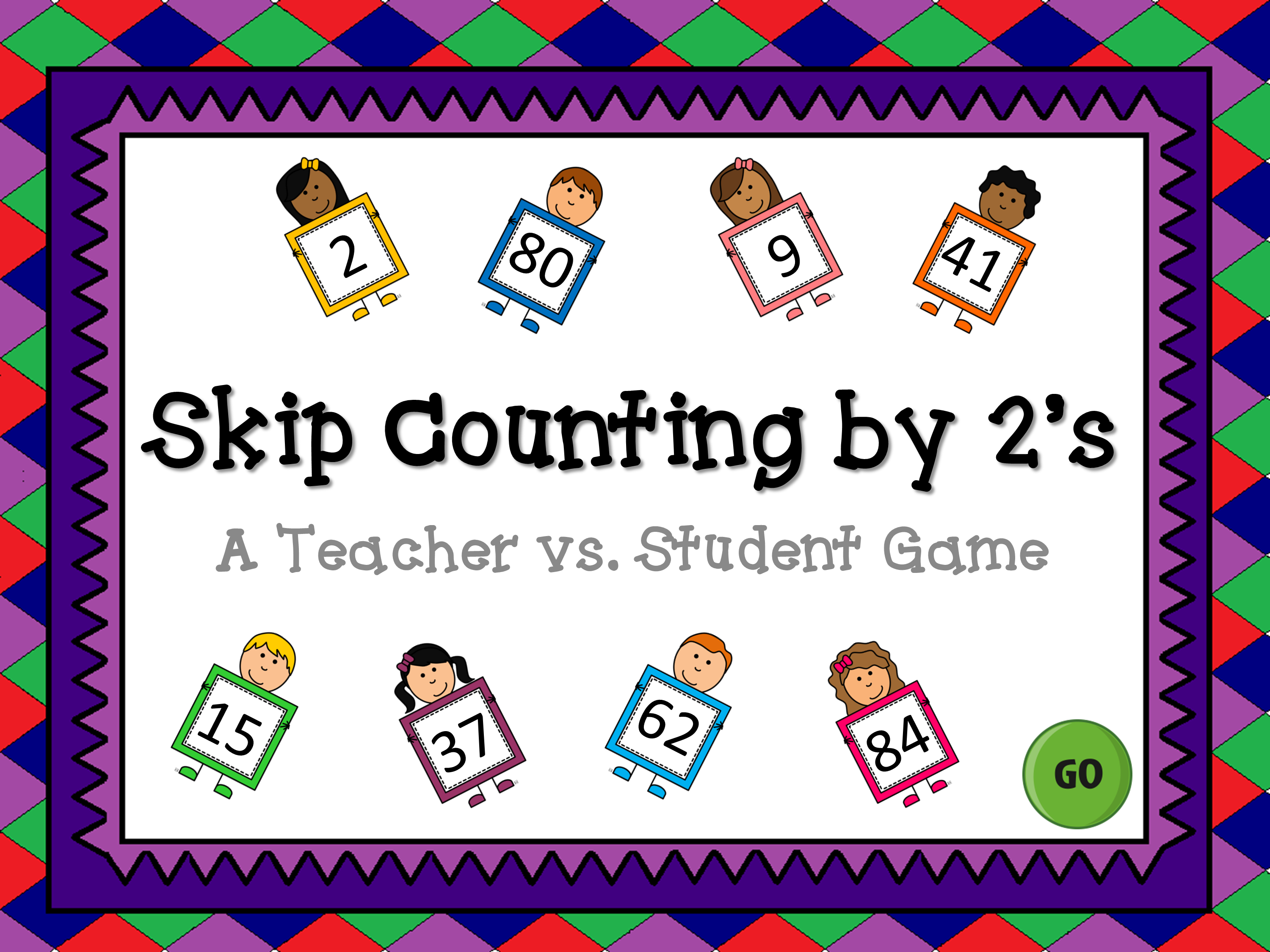 Skip Counting By 2 s Teacher Vs Student Game Teacher Gameroom