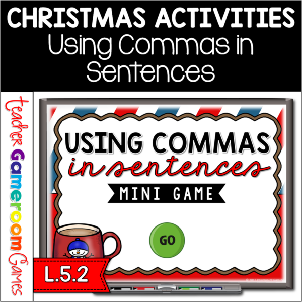 Using Commas in Sentences Mini Powerpoint Game - Teacher Gameroom