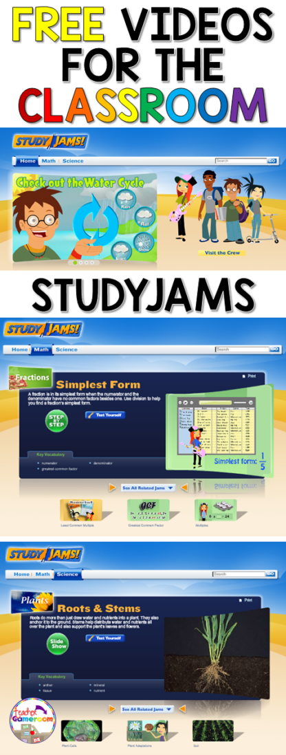 Using StudyJams in the Classroom - Teacher Gameroom
