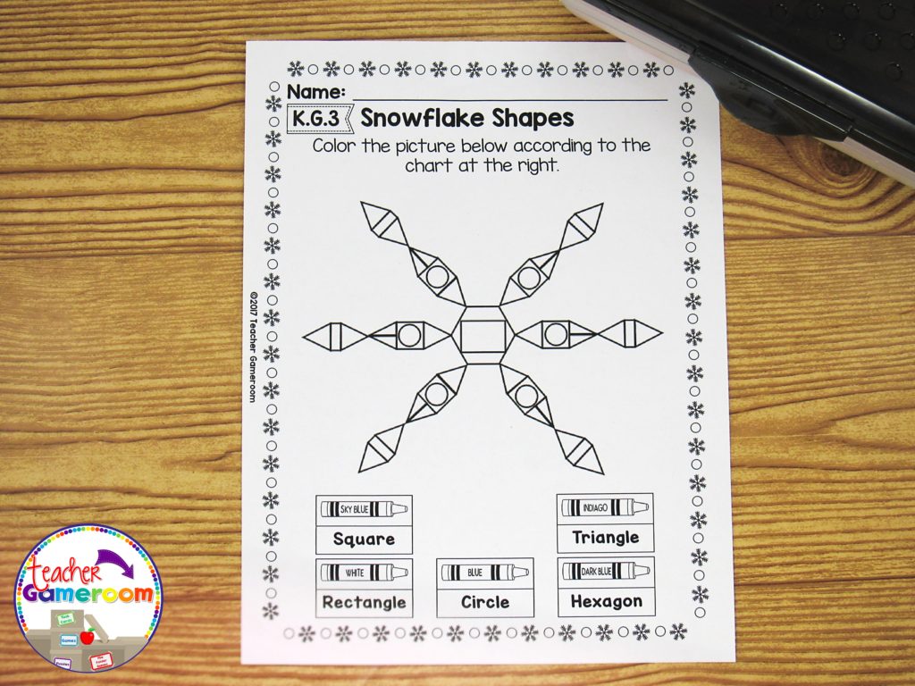 Kindergarten Winter Math Worksheets - Teacher Gameroom