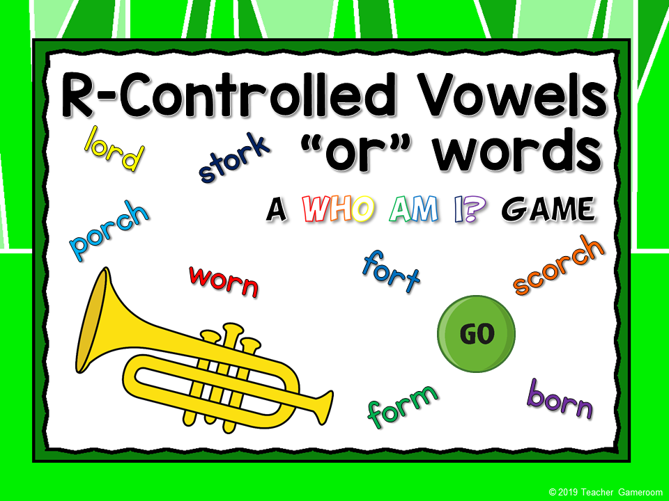 R-Control OR Words Who Am I Powerpoint Game - Teacher Gameroom