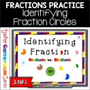 3rd Grade Identifying Fractions Student vs Student PowerPoint Game ...