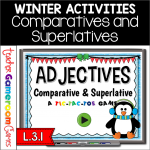Adjectives Comparatives and Superlatives Tic-Tac-Toe Powerpoint Game ...