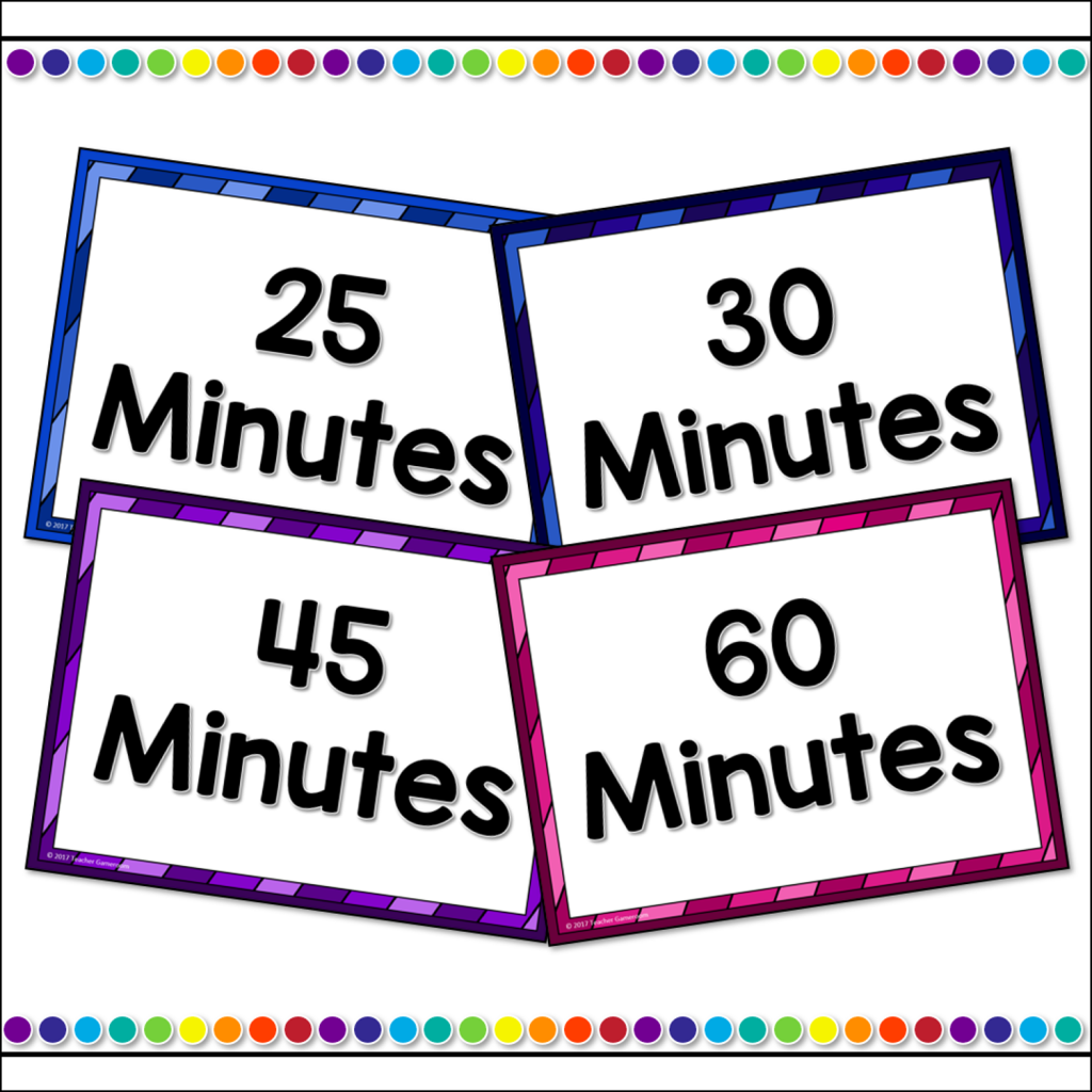 Classroom Timers Bundle-20 Minutes - Teacher Gameroom