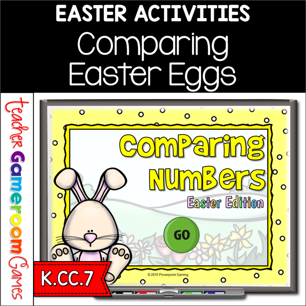 Comparing Numbers Easter Powerpoint Game - Teacher Gameroom