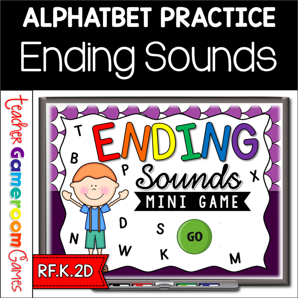 Ending Sounds Mini Powerpoint Game - Teacher Gameroom