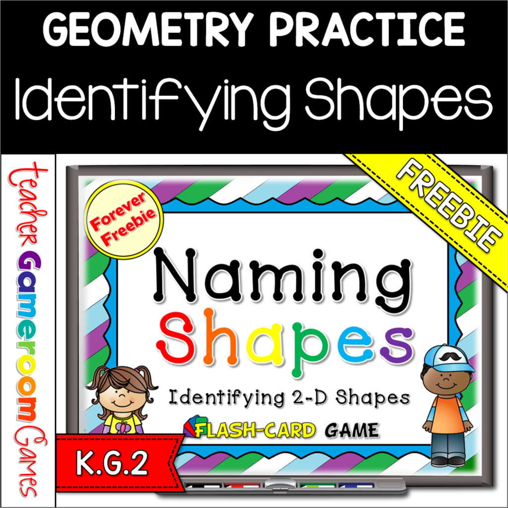 Freebie – Identifying Shapes Powerpoint Flash Cards - Teacher Gameroom