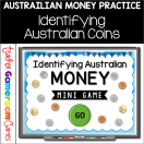 Identifying Australian Money Mini Powerpoint Game - Teacher Gameroom