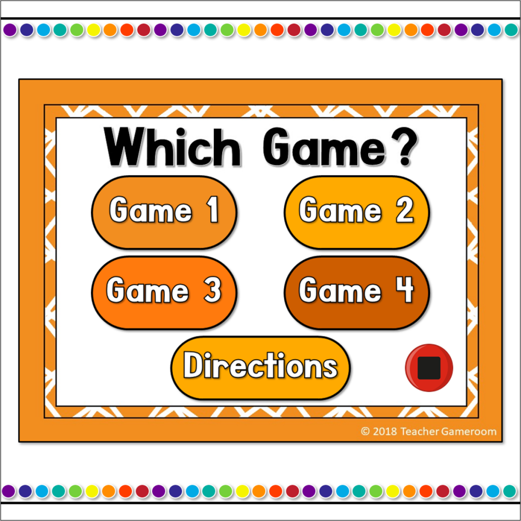 Letter L Tic-Tac-Toe Powerpoint Game - Teacher Gameroom