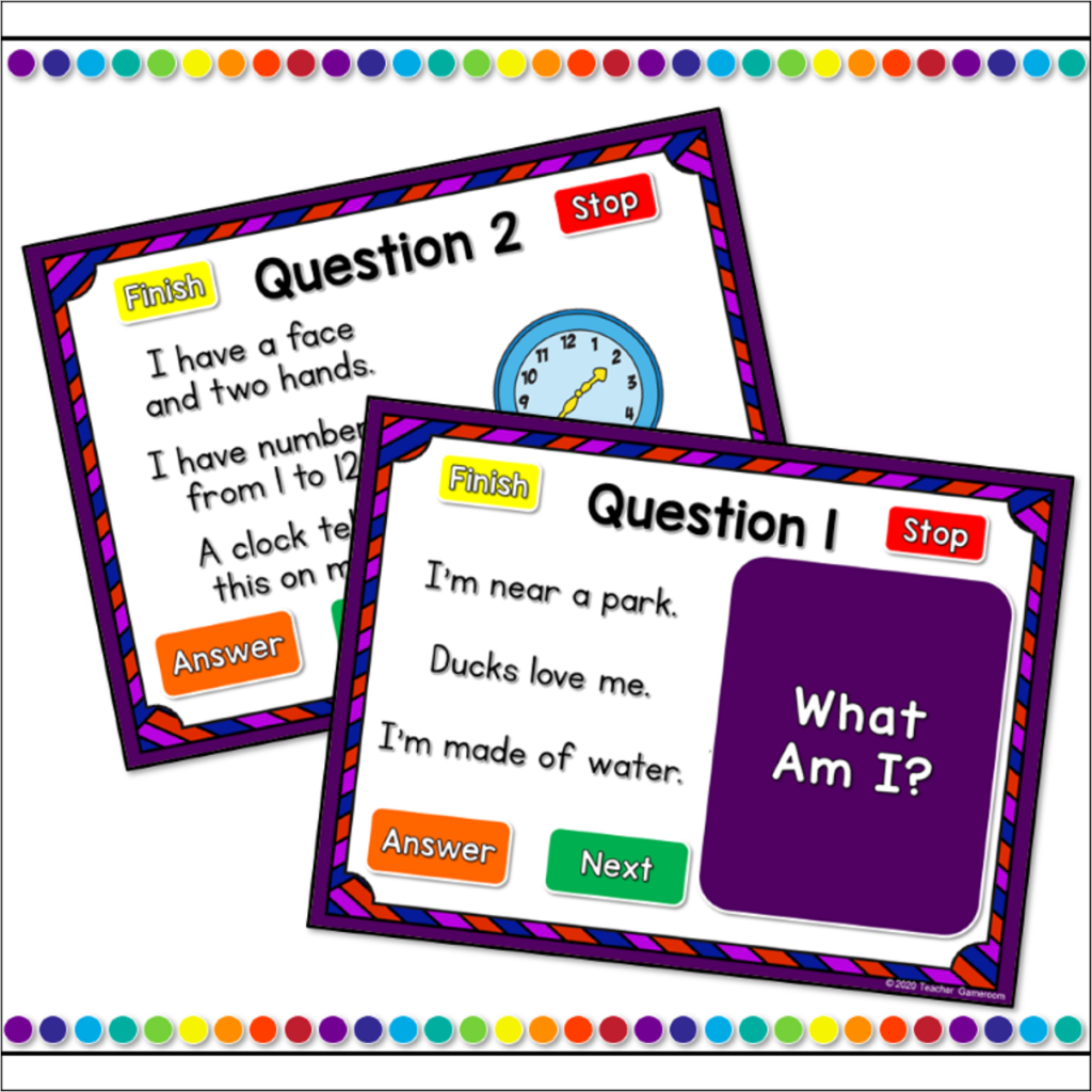 Magic E Who Am I Powerpoint Game - Teacher Gameroom