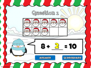 Making 10 Christmas Teacher vs Student Powerpoint Game - Teacher Gameroom