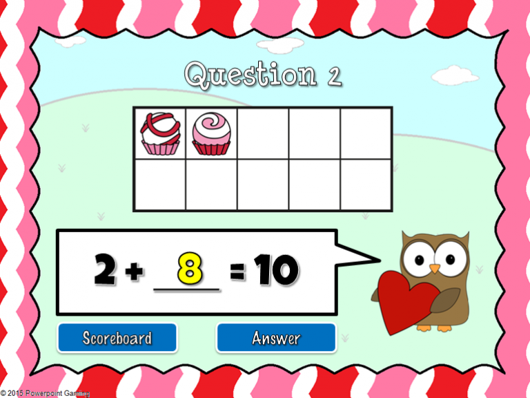 Making 10 Valentine’s Day Teacher vs Student Powerpoint Game - Teacher ...