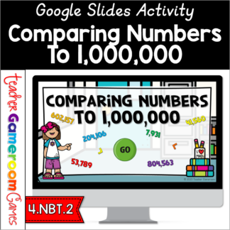 Comparing Numbers from 1,000 to 1 Million Google Slides Activity ...