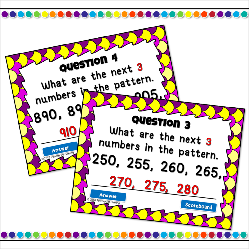 Skip Counting by 5’s Powerpoint Game - Teacher Gameroom
