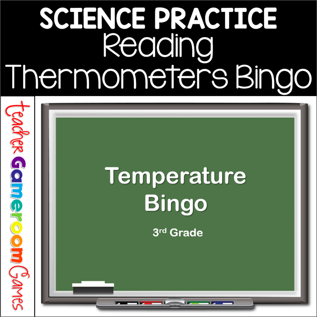 Temperature Bingo Kit - Teacher Gameroom