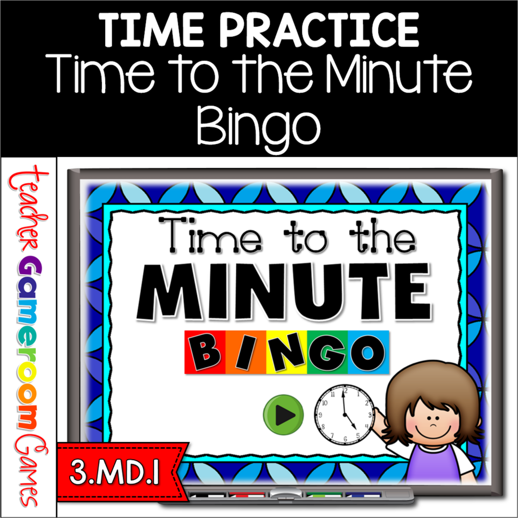 Time to the Minute Bingo Powerpoint Game - Teacher Gameroom