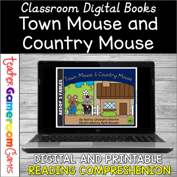 Town Mouse and Country Mouse Digital eBook and Activities - Teacher ...