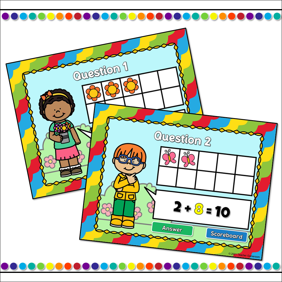 Making 10 Spring Teacher vs Student Game Thumbnail (2) - Teacher Gameroom