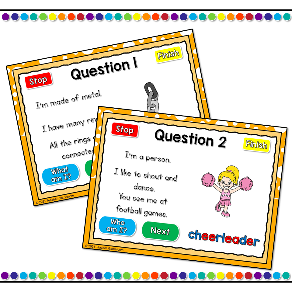 CH Word Blends Who am I Word Game Thumbnail (2) - Teacher Gameroom