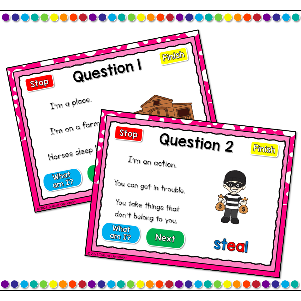 ST Word Blends Who am I Word Game Thumbnail (2) - Teacher Gameroom