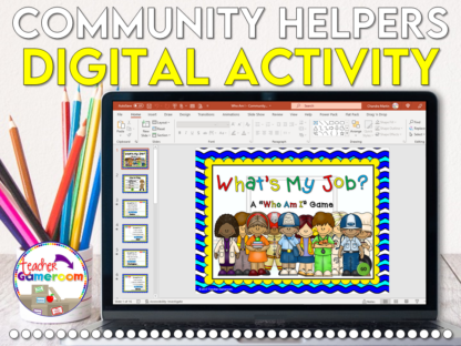 Fun Community Helpers Who Am I Digital Game Activity by Teacher ...