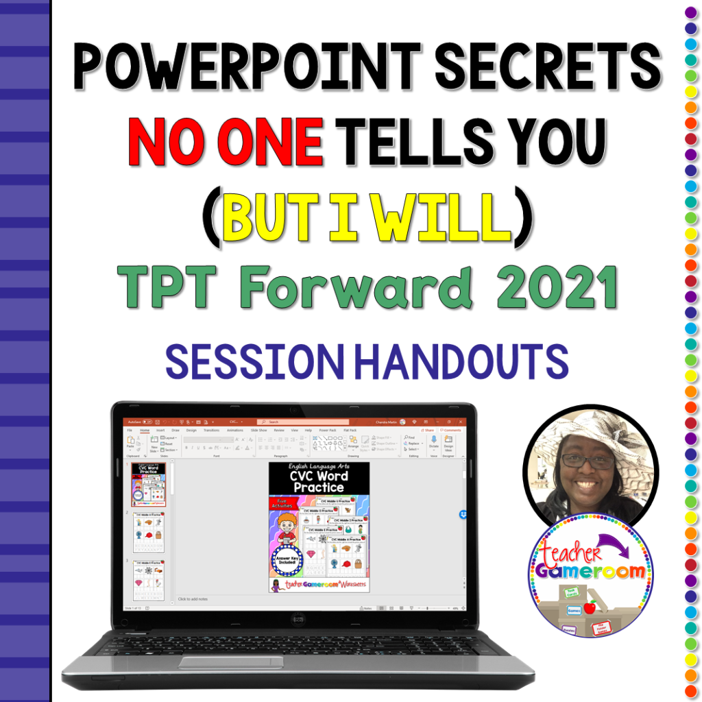 Powerpoint Secrets No One Tells You (But I Will) with Chandra Martin ...