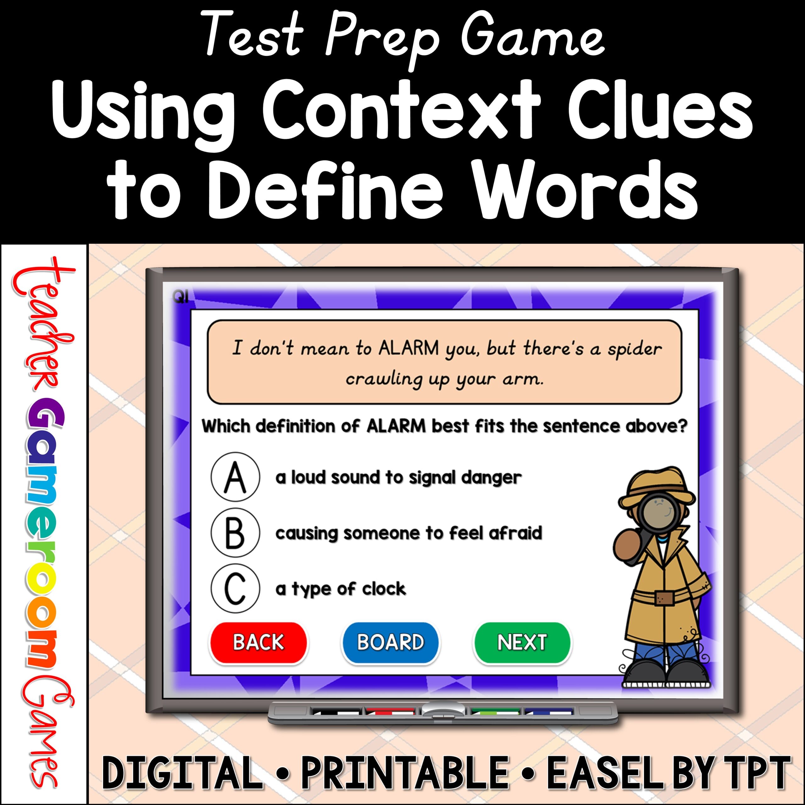 3rd-Grade-Context-Clues-Test-Prep-Game-Cover - Teacher Gameroom